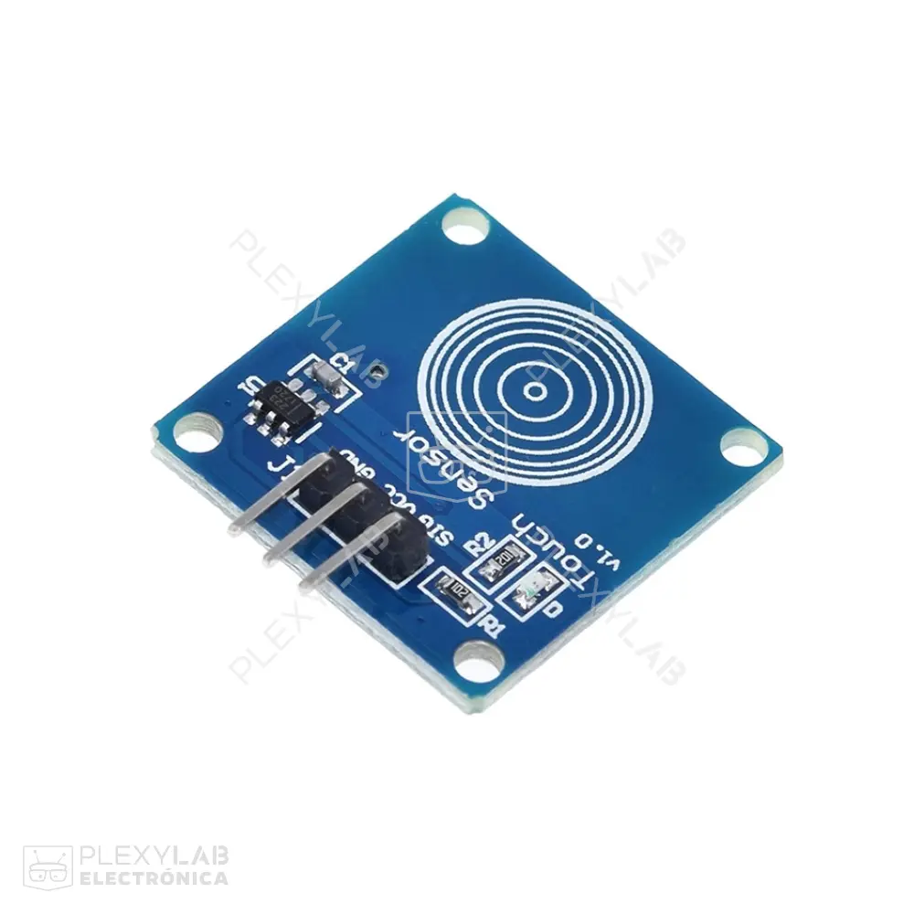 Módulo sensor switch interruptor touch táctil capacitivo TTP223B | PLEXYLAB